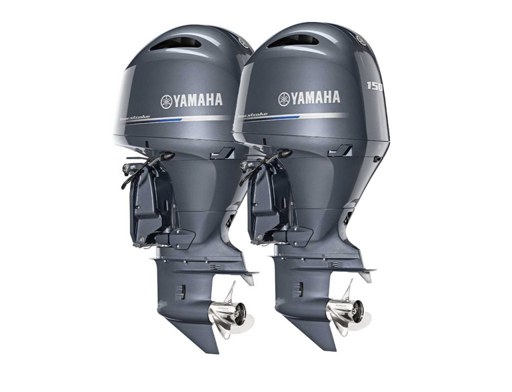 Twin Yamaha 150hp Outboard - Outboard Motors USA
